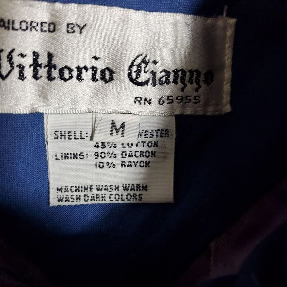 Vittorio | Jackets & Coats | Vittorio Cianno Brand Double Breasted Snap ...